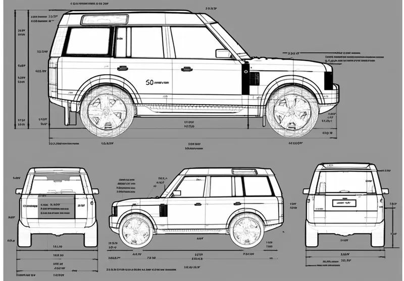 Automotive Engineering Drawings Midjourney Prompt | PromptBase