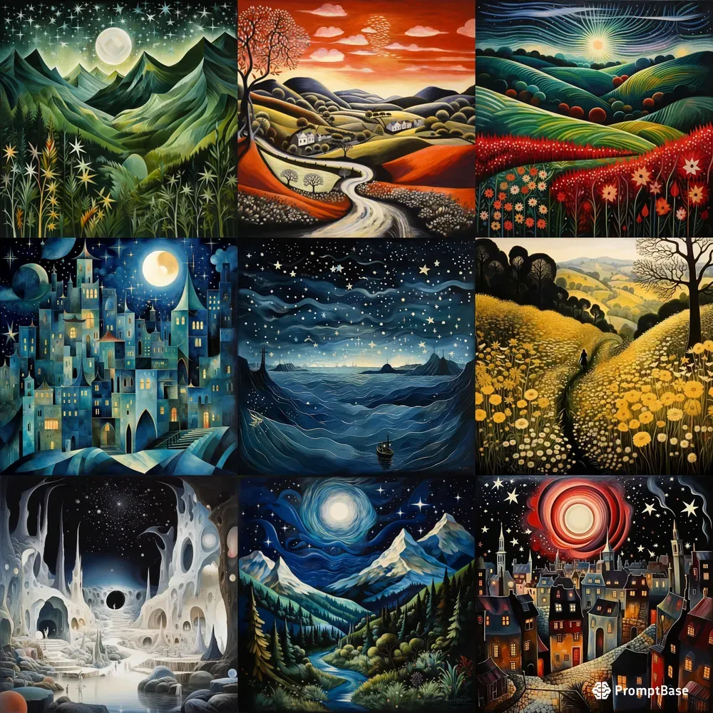 Classic Surrealism Art Midjourney Prompt | PromptBase