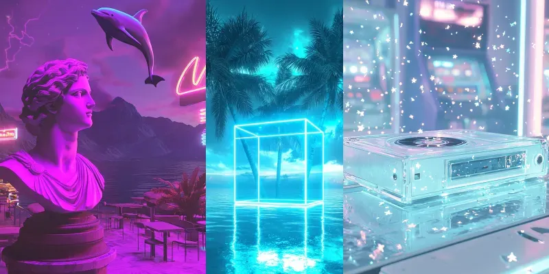 Vaporwave Aesthetics Generator App | PromptBase