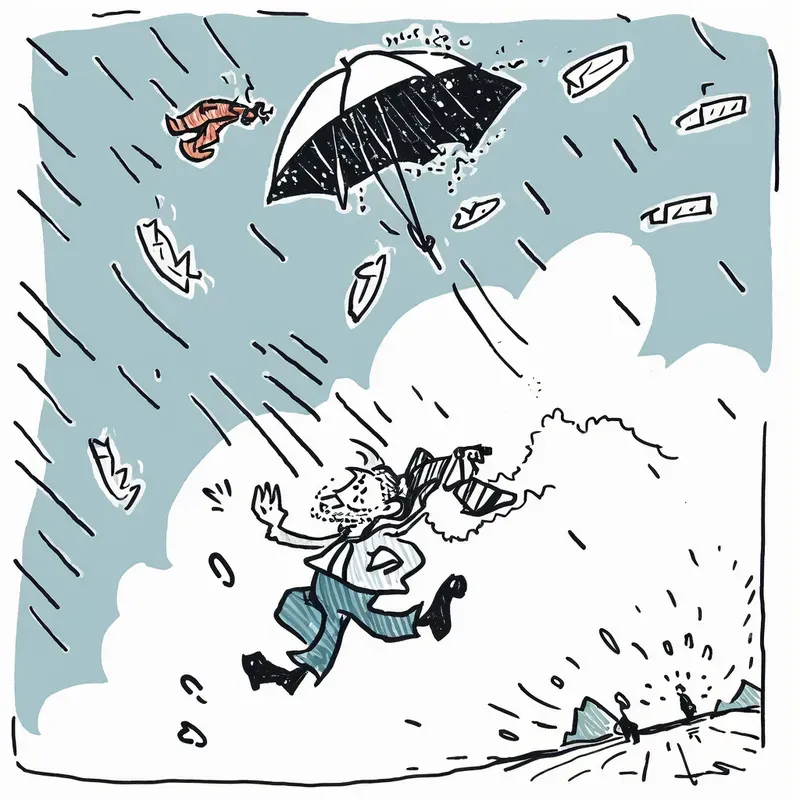 Typical Simple Cartoons With Humour Midjourney Prompt | PromptBase