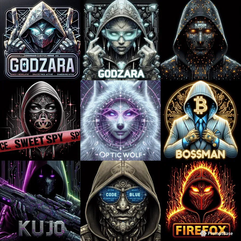 Edgy Video Game Team Icons DALL·E Prompt | PromptBase