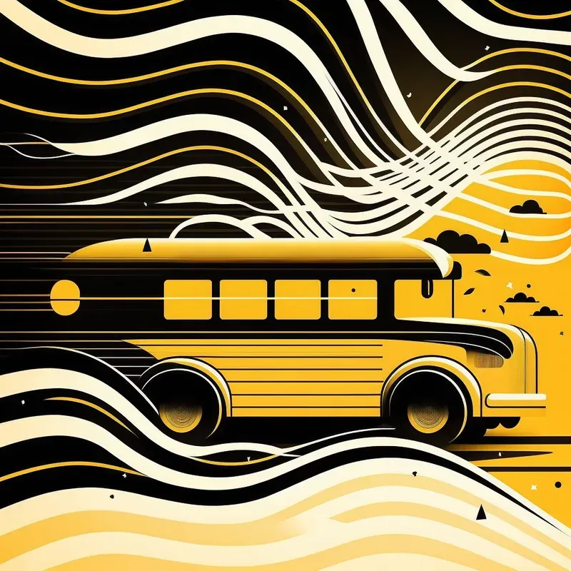 Colorful Bold Line Art Midjourney Prompt | PromptBase