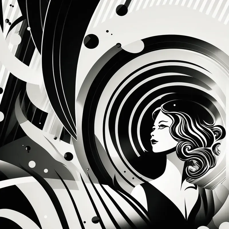 Colorful Bold Line Art Midjourney Prompt | PromptBase