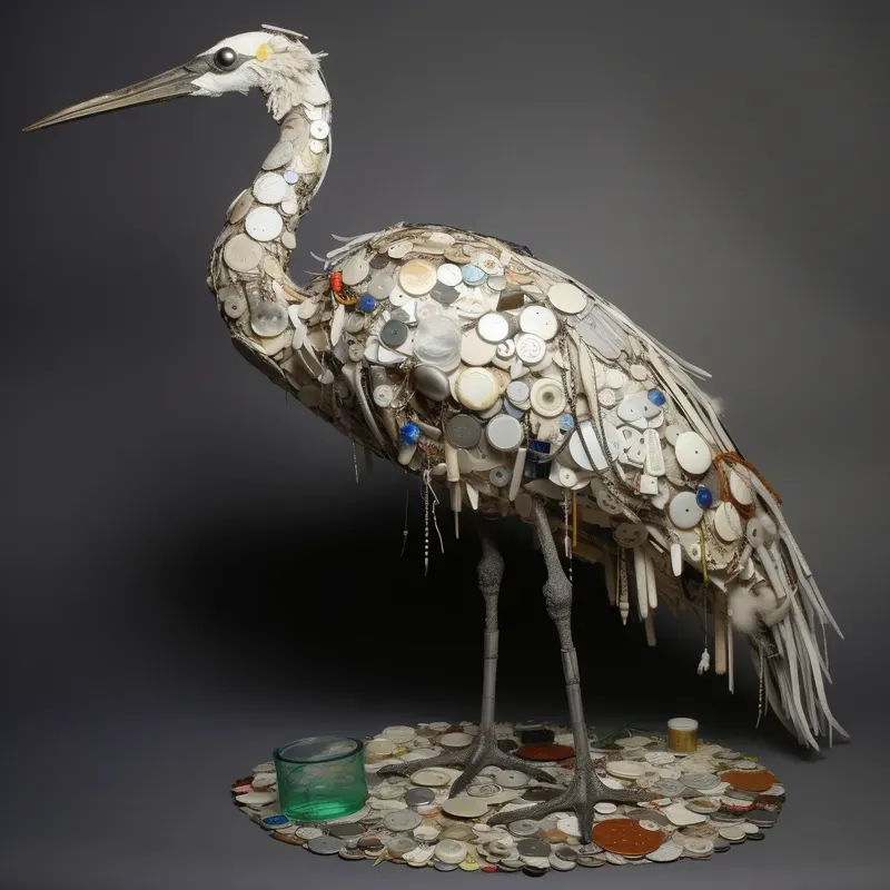 Dont Throw It Away Art From Trash No Change In Plural Midjourney Prompt ...