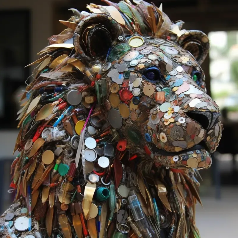 Dont Throw It Away Art From Trash No Change In Plural Midjourney Prompt ...