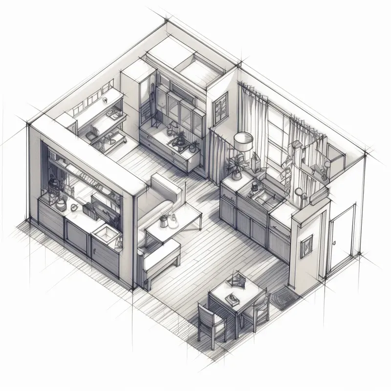 Hand Drawn House Plan Sketches Midjourney Prompt | PromptBase