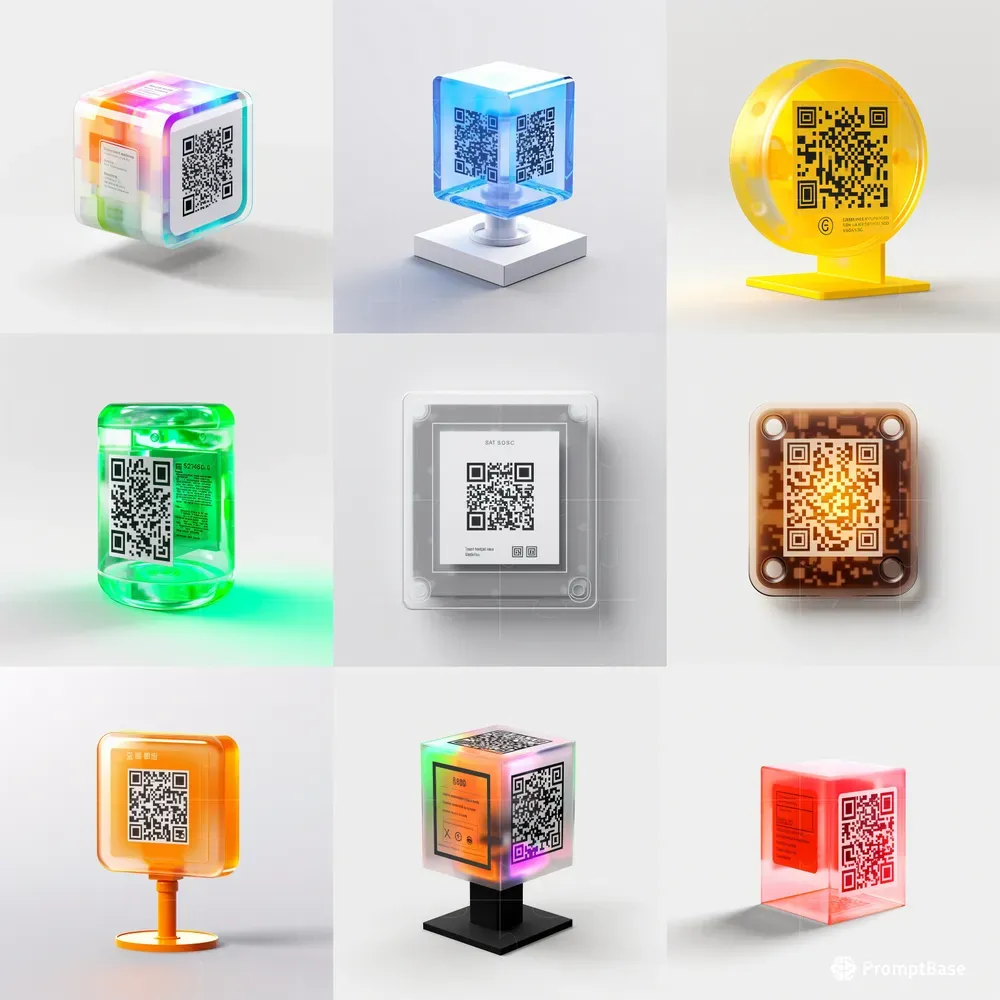 Qr Code Mockups Midjourney Prompt | PromptBase