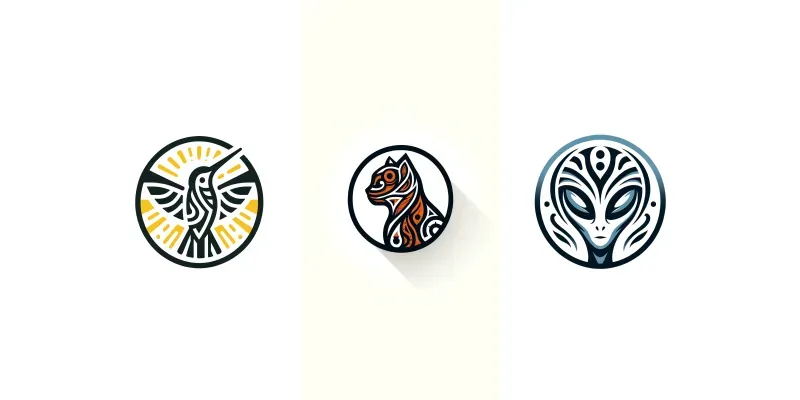 Folk Logo Stamp Vectors DALL·E Prompt | PromptBase