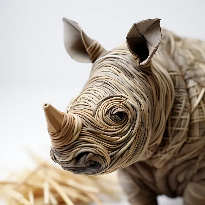 Rattan And Thread Animals Midjourney Prompt | PromptBase