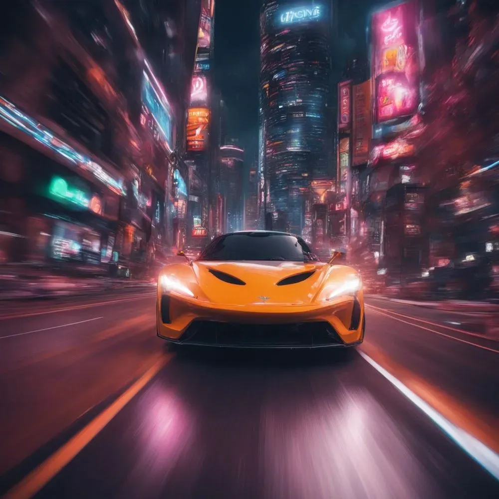 Neon City Speedsters Stable Diffusion Prompt | PromptBase