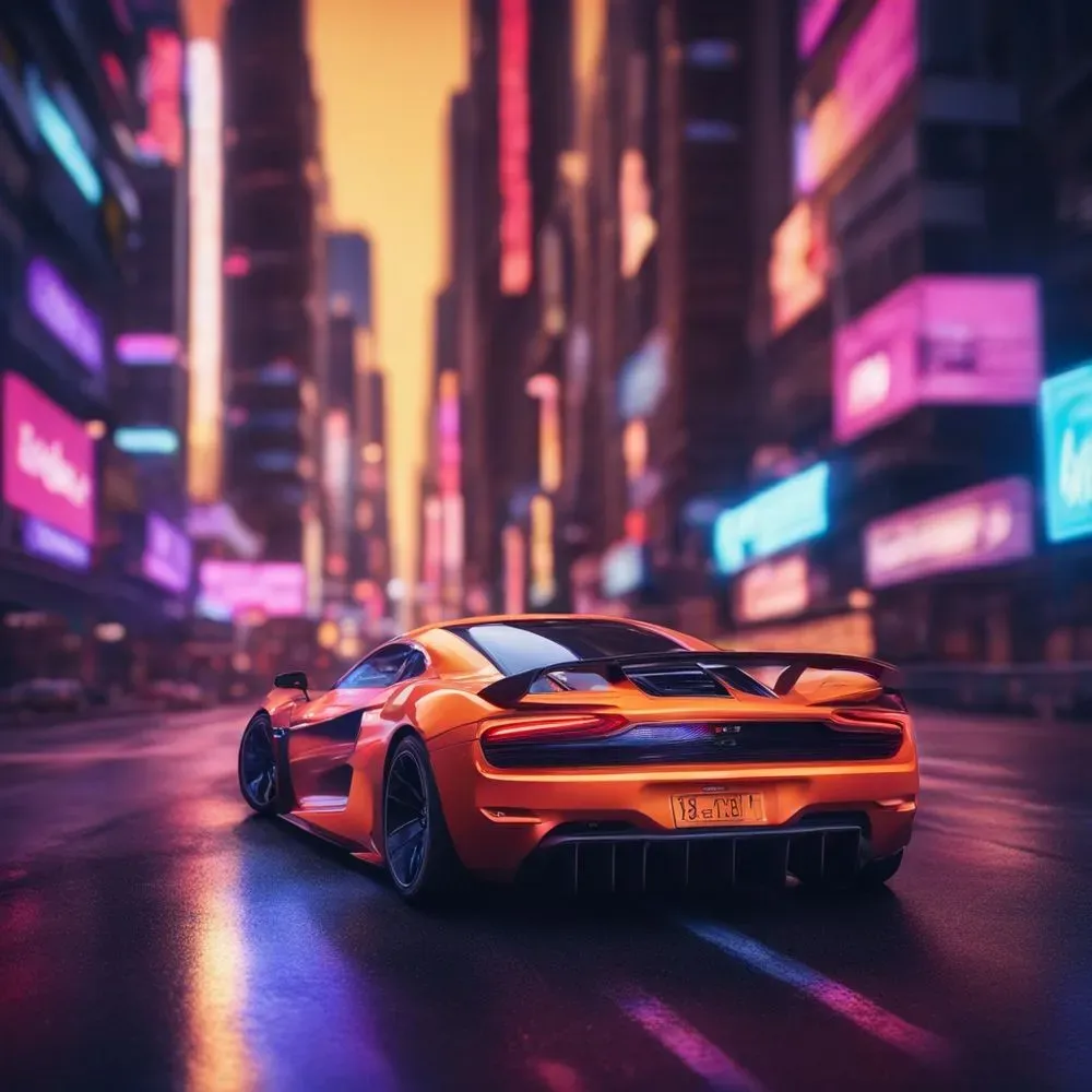 Neon City Speedsters Stable Diffusion Prompt | PromptBase