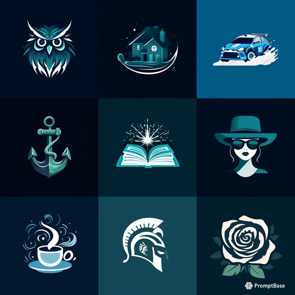 2D Logo Images Midjourney Prompt | PromptBase