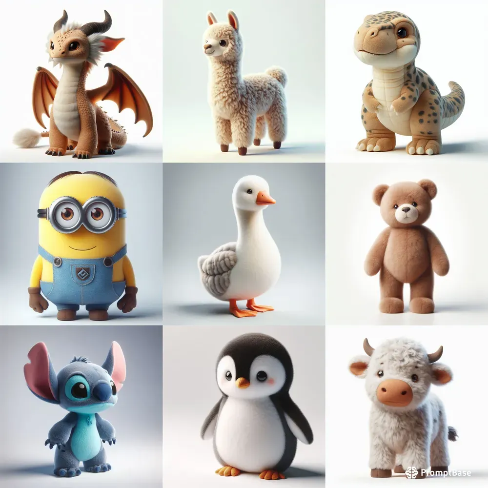 Cute Soft Toys DALL·E Prompt | PromptBase