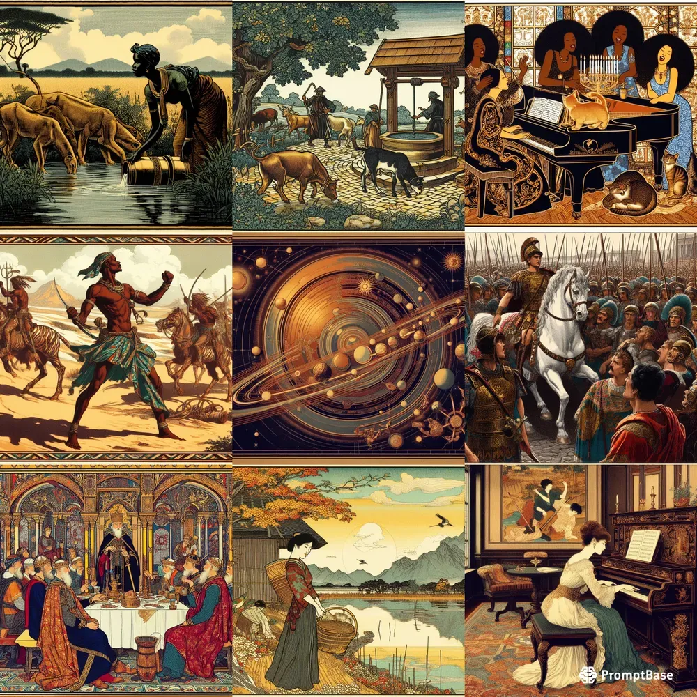 Historical Drawings DALL·E Prompt | PromptBase