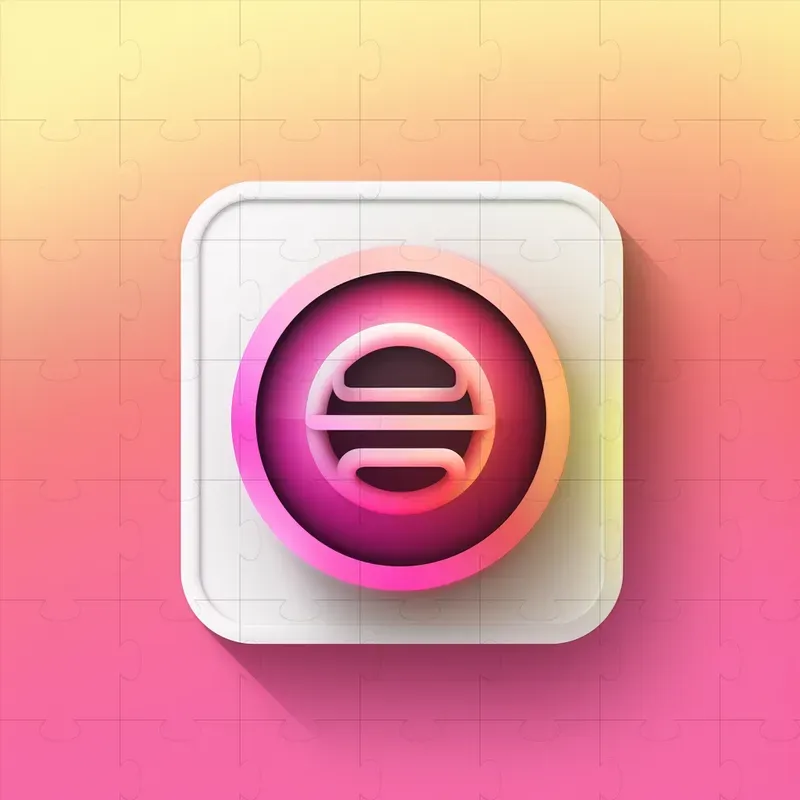 Sleek Neon Logos For Apps Brand Icons Midjourney Prompt | PromptBase