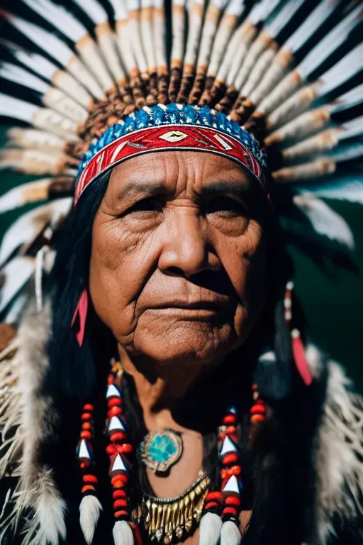 Portraits Of Native American Indians Stable Diffusion Prompt | PromptBase