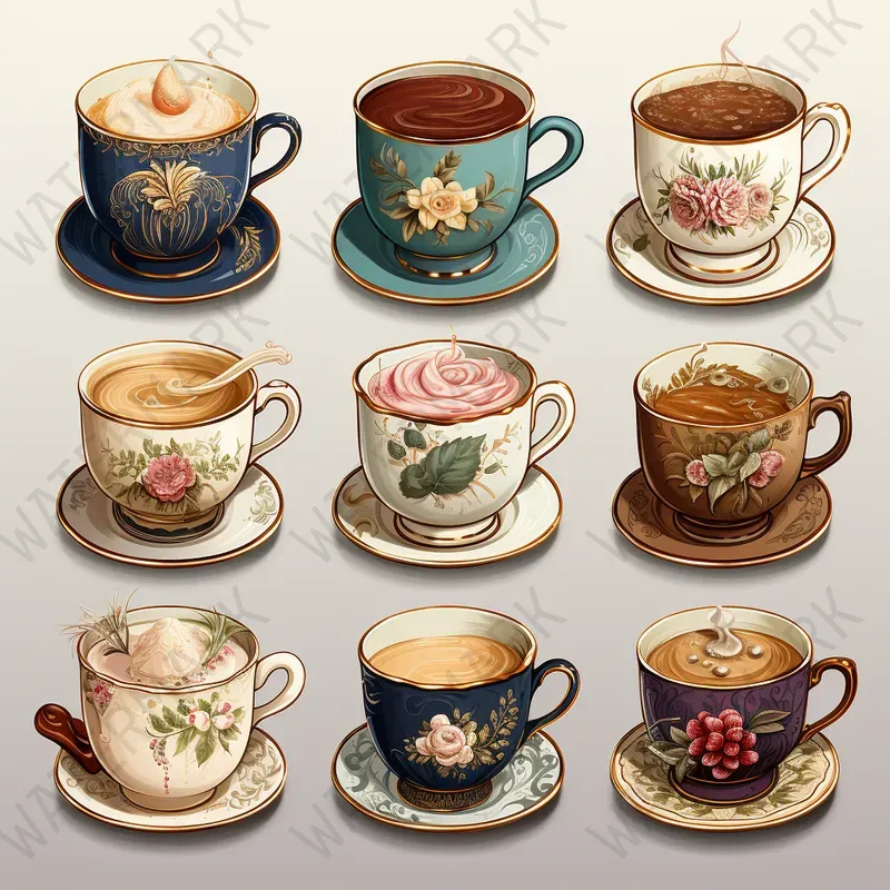 Vintage Collections Clipart Sets Olds Midjourney Prompt | PromptBase