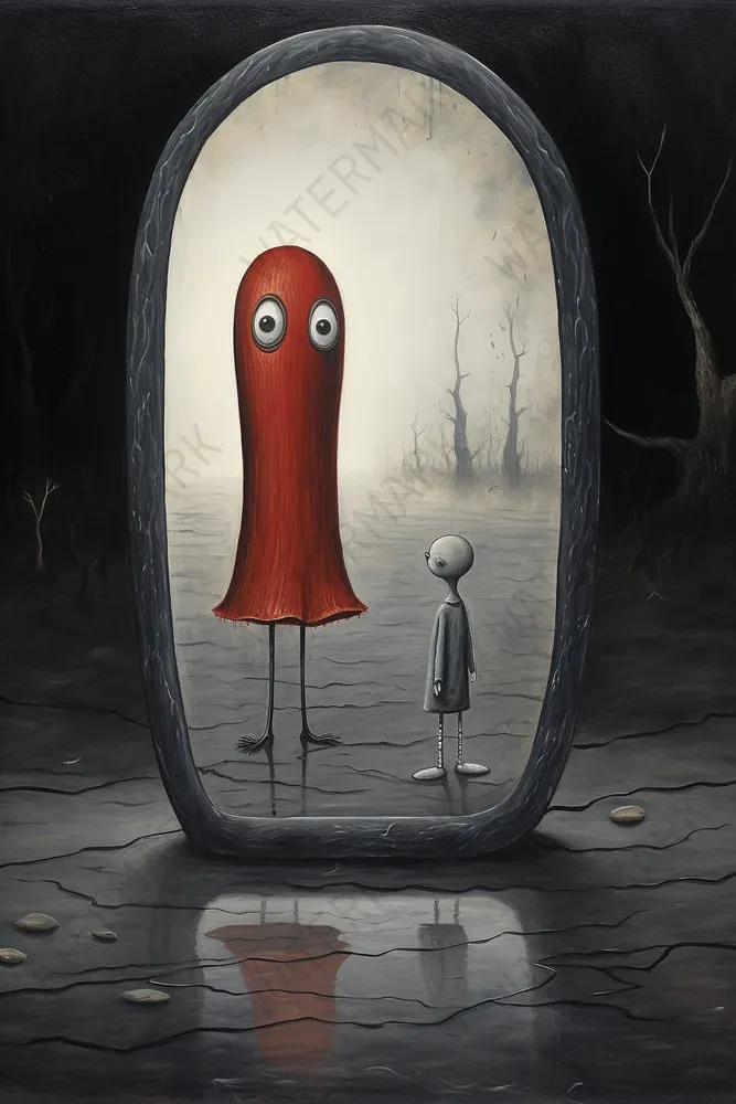 Gothic Surrealism Art Poster Postcards Midjourney Prompt | PromptBase