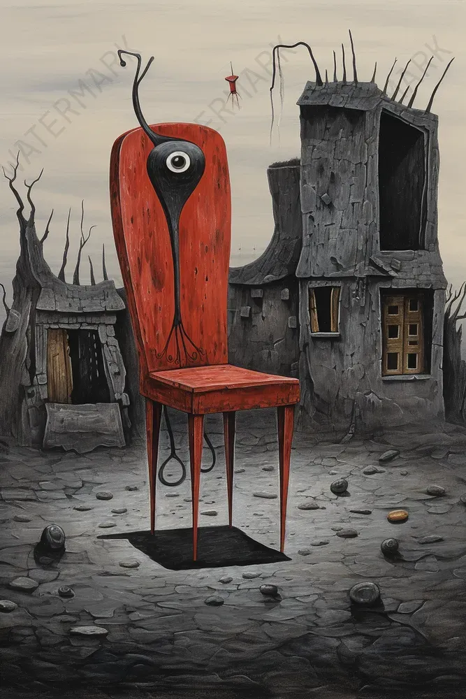 Gothic Surrealism Art Poster Postcards Midjourney Prompt | PromptBase