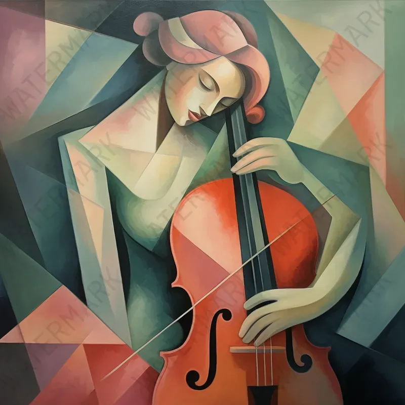 Cubism Surrealism Modern Wall Art Midjourney Prompt | PromptBase