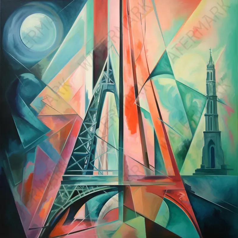 Cubism Surrealism Modern Wall Art Midjourney Prompt | PromptBase