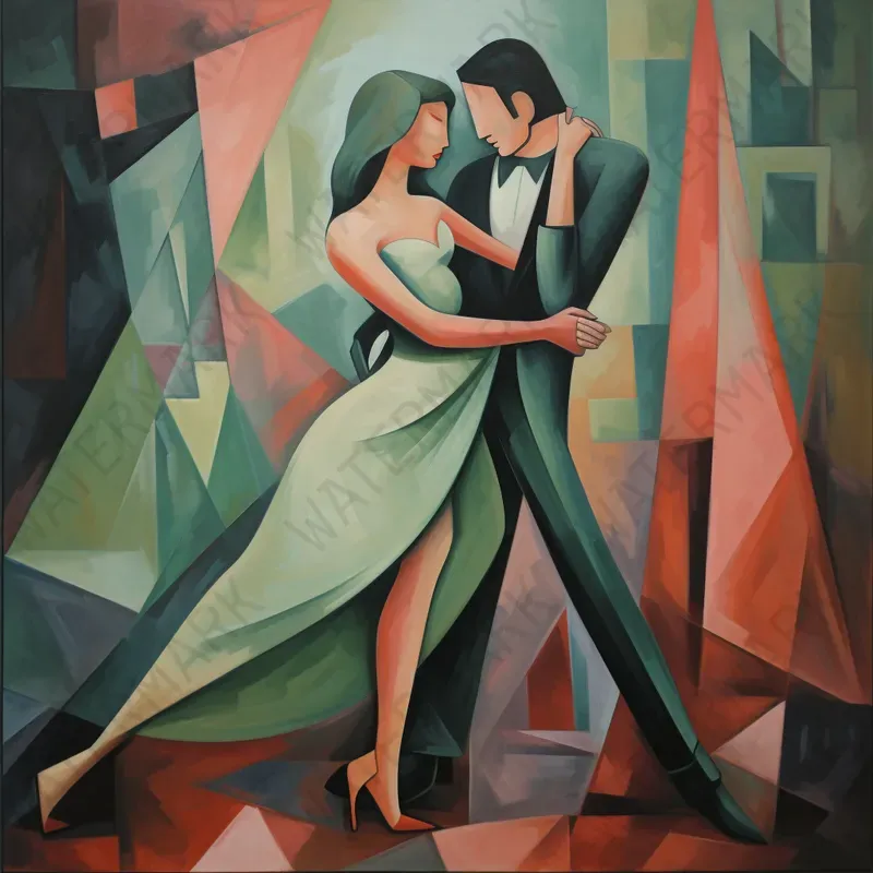 Cubism Surrealism Modern Wall Art Midjourney Prompt | PromptBase