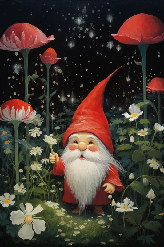 Floral Enchanted Forest Postcard Posters Midjourney Prompt | PromptBase