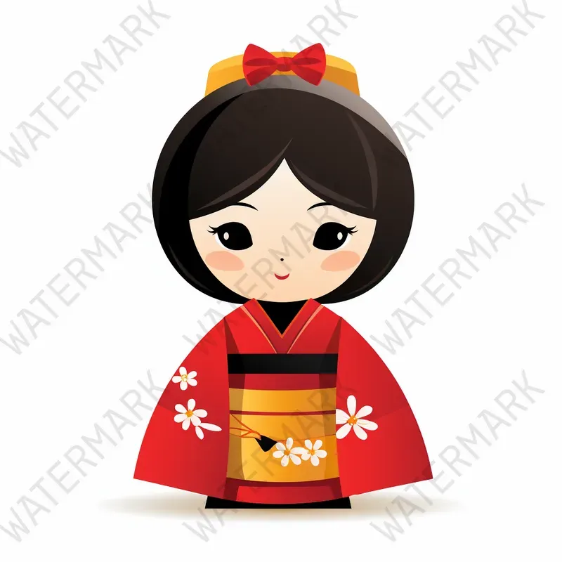 Asian Icons Chinese Cliparts Japanese Art Midjourney Prompt | PromptBase