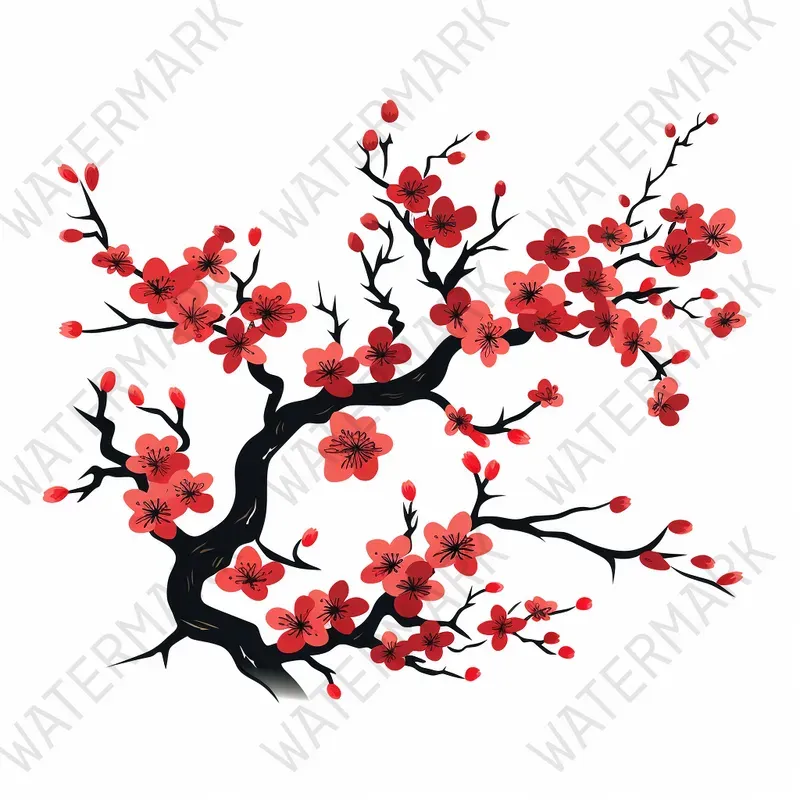 Asian Icons Chinese Cliparts Japanese Art Midjourney Prompt | PromptBase