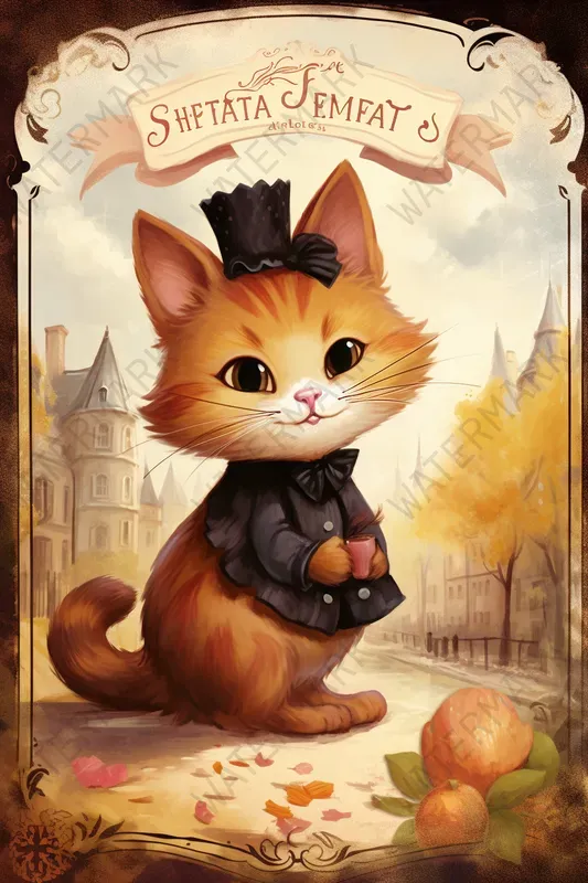 Cute Autumn Cards Fall Postcards Posters Midjourney Prompt | PromptBase