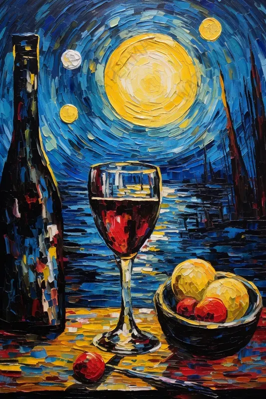 Impressionist Poster Modern Art Landmarks Midjourney Prompt | PromptBase
