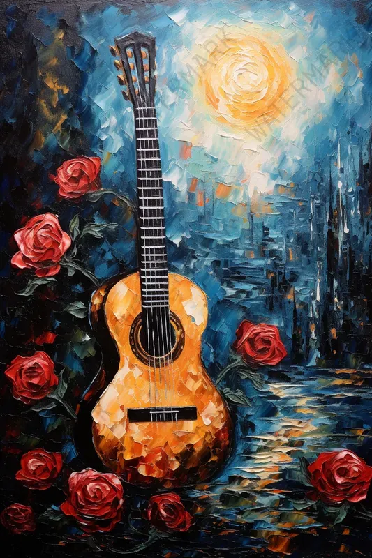Impressionist Poster Modern Art Landmarks Midjourney Prompt | PromptBase