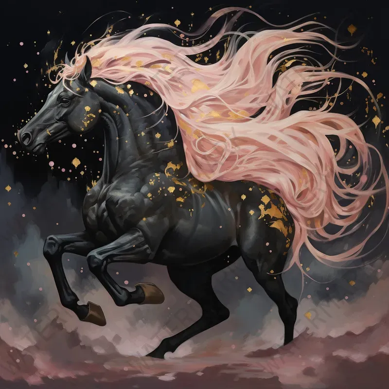 Gold Astral Illustrations Realism Art Midjourney Prompt | PromptBase