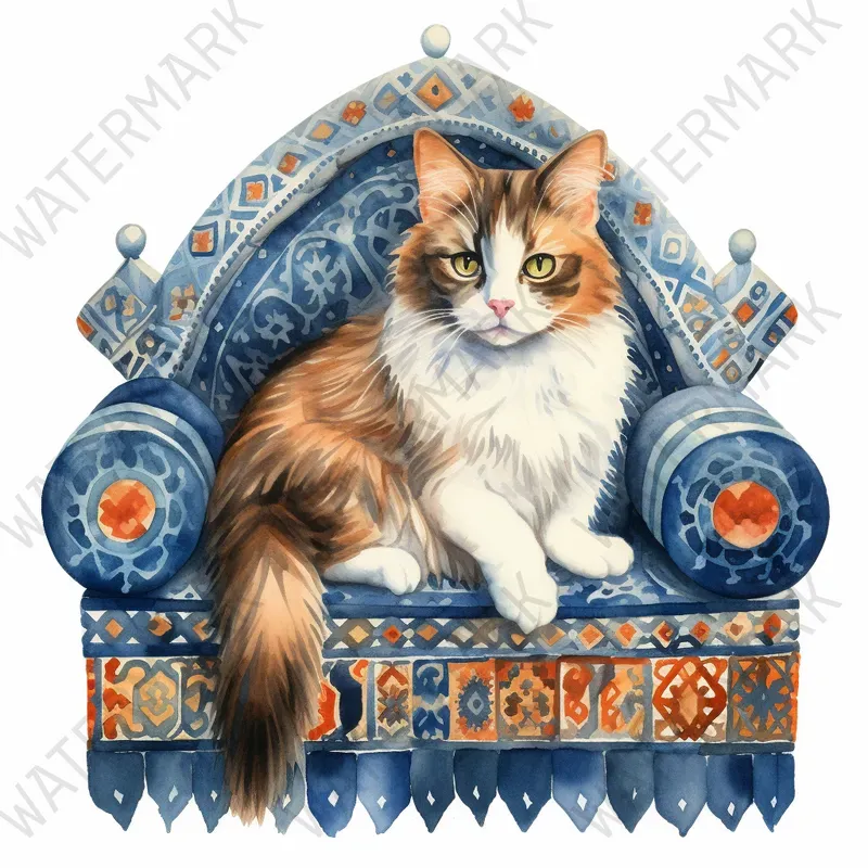 Moroccan Art Watercolors Midjourney Prompt | PromptBase