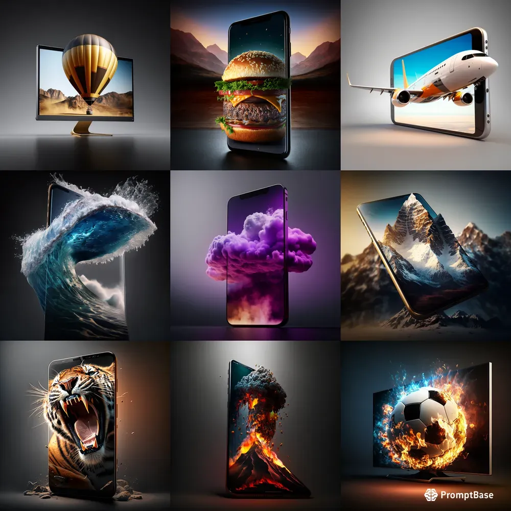 Custom Tech Advertising Midjourney Prompt | PromptBase