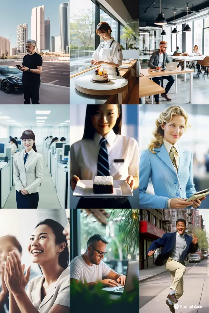 Shutterstock Photos Of People Midjourney Prompt | PromptBase