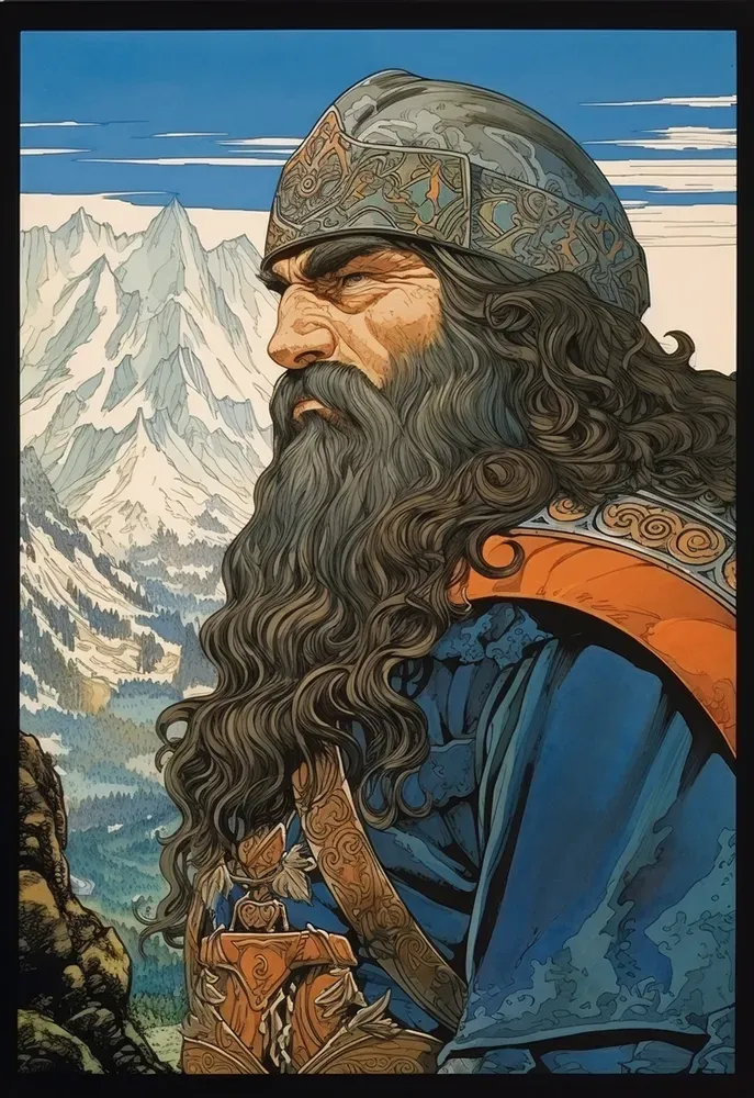 Old School RPG General Portraits Midjourney Prompt | PromptBase