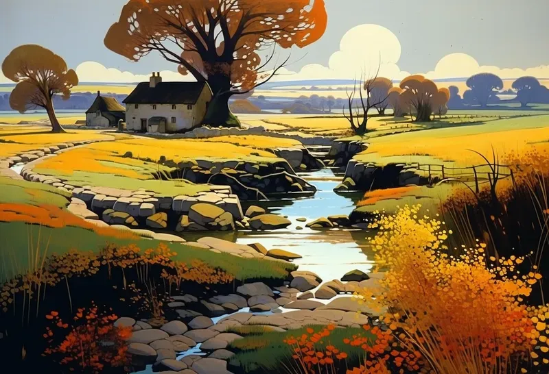 Old School RPG Fantasy Farmland Midjourney Prompt | PromptBase