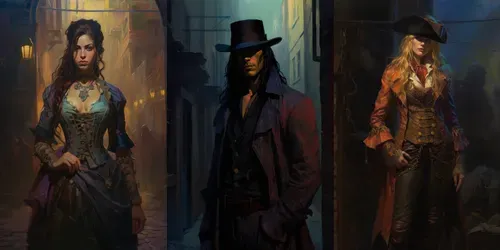 Victorian-era Steampunk Cities For RPGs Midjourney Prompt | PromptBase