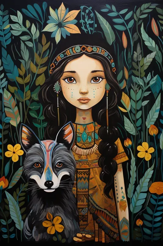Native Girls Midjourney Prompt Promptbase