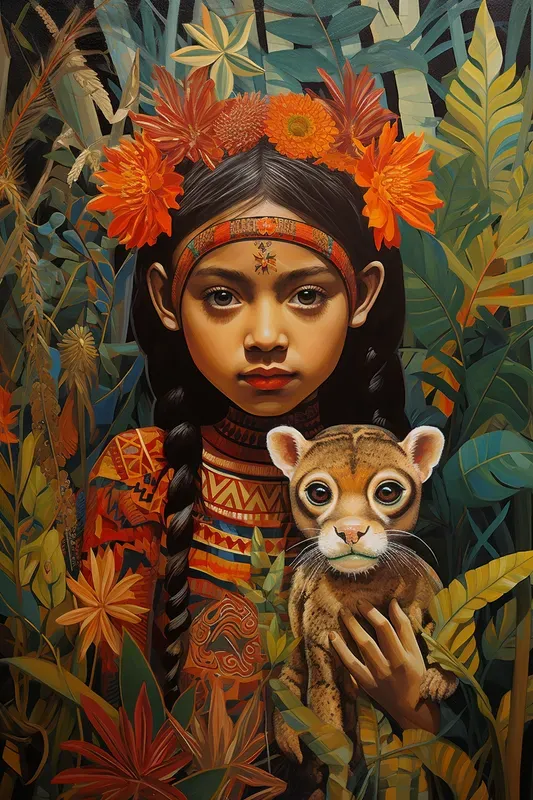 Native Girls Midjourney Prompt Promptbase