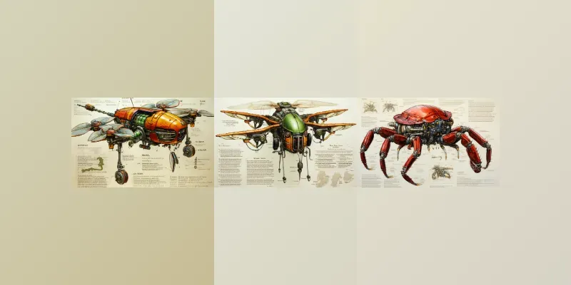 Insect Vehicle Diagrams Midjourney Prompt | PromptBase