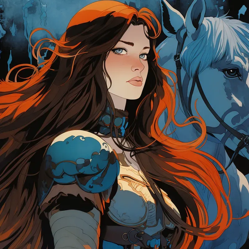 Banner Saga RPG Characters Midjourney Prompt | PromptBase