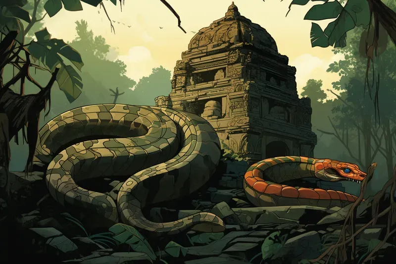 Junglecore RPG Scenes Midjourney Prompt | PromptBase