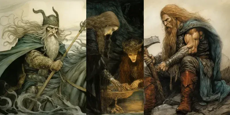 Viking And Nordic Myths And Legends Midjourney Prompt | PromptBase