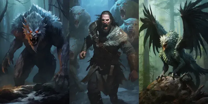 Gwent Style Monsters For RPGs Midjourney Prompt | PromptBase