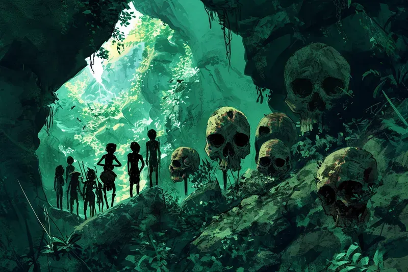 Dinocore RPG Scenes Midjourney Prompt | PromptBase