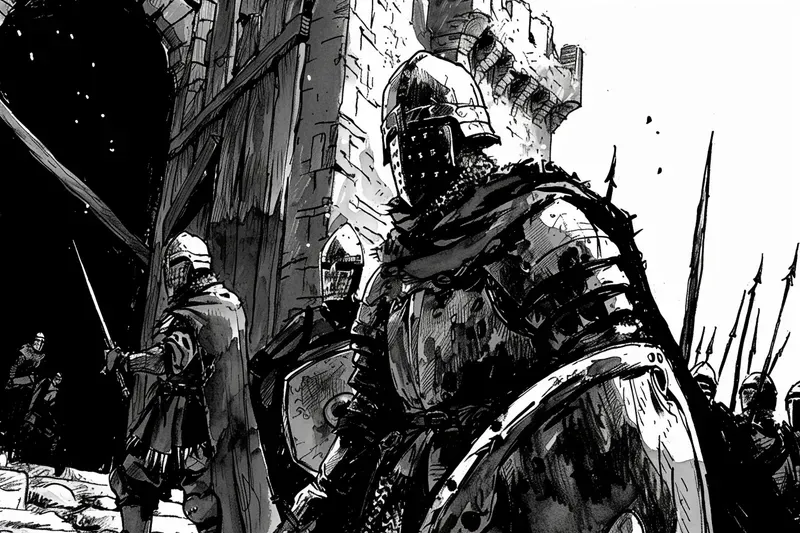 Dark Fantasy RPG Scenes Middle Ages 2 Midjourney Prompt | PromptBase