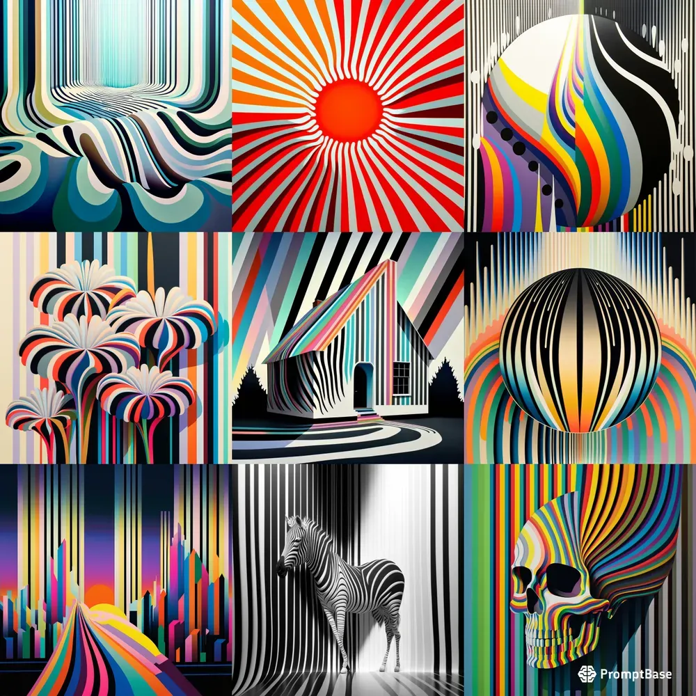 Abstract Linear Art Midjourney Prompt | PromptBase