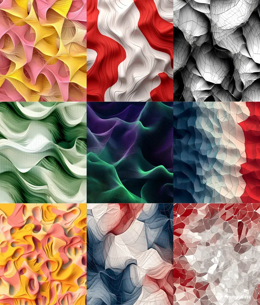 Glossy Repetitive Patterns Midjourney Prompt | PromptBase